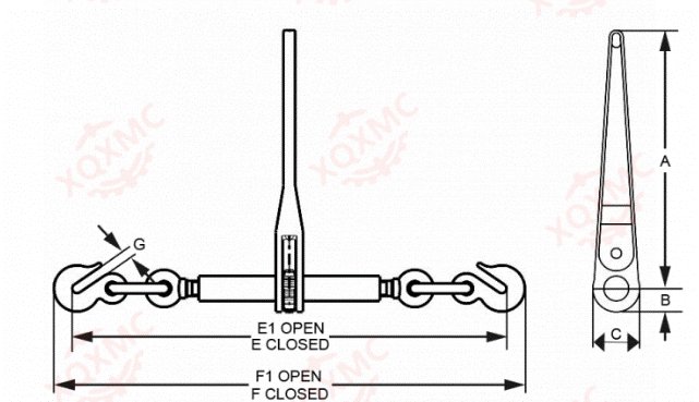 Ratchet Binder_Ratchet Type Load Binder_SEALEY RATCHET LOAD BINDER