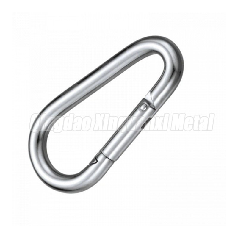 DIN5299B Galvanized Snap Hook_Spring Carabiner DIN5299 Form B Egg Type ...